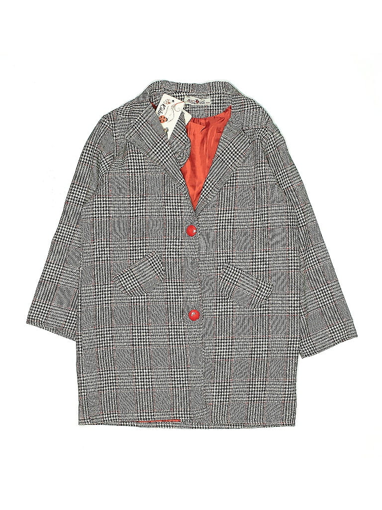 Assorted Brands Checkered-gingham Gray Coat Size 8 - 74% off | ThredUp