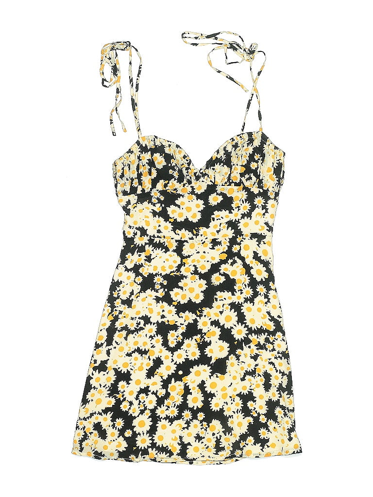Réalisation Floral Yellow Black Cocktail Dress Size XXS - 66% off | ThredUp