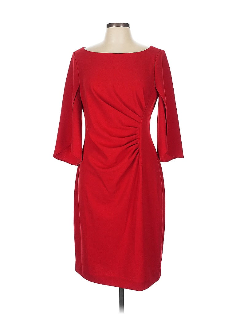 DKNY Solid Red Cocktail Dress Size 12 - 77% off | ThredUp
