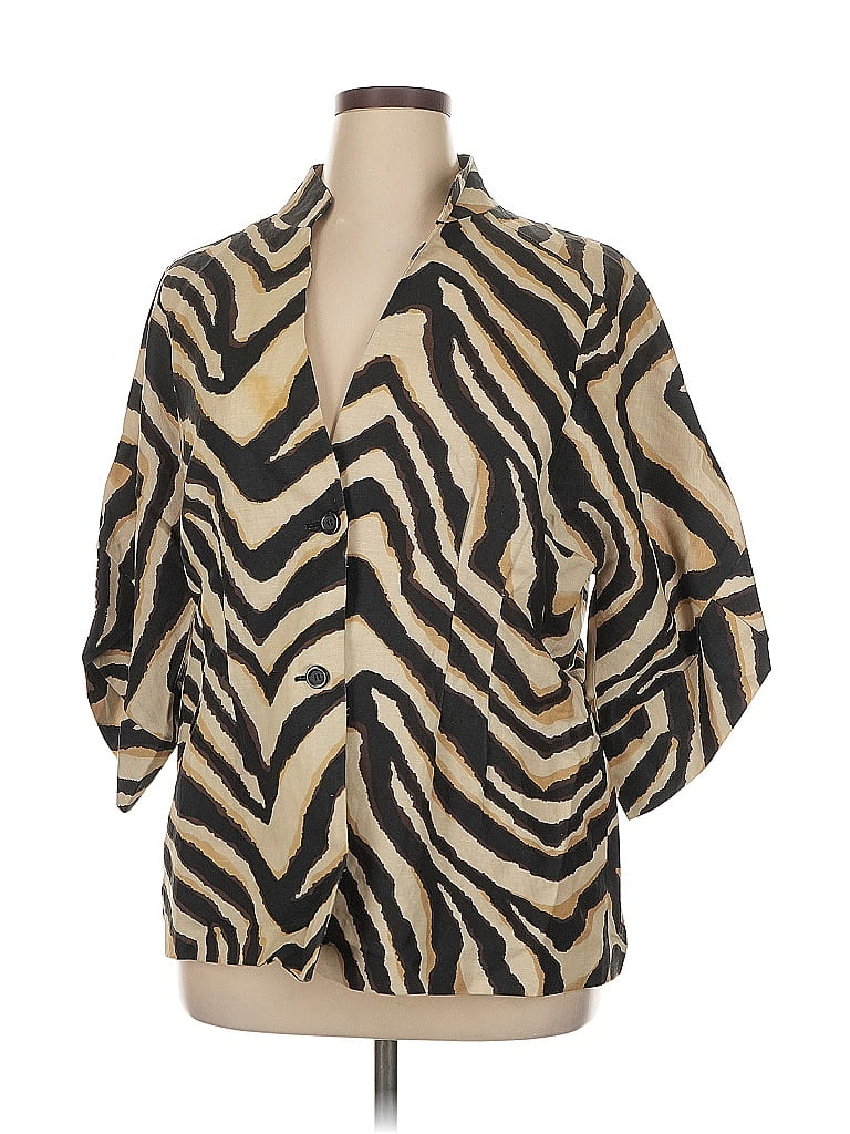Ashley Stewart Animal Print Gold Faux Fur Jacket Size 14 - 64% off ...