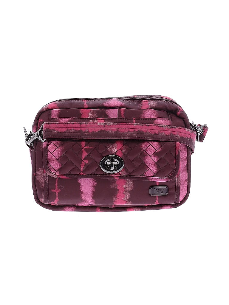 Lug Tie-dye Burgundy Pink Crossbody Bag One size - 43% off | ThredUp