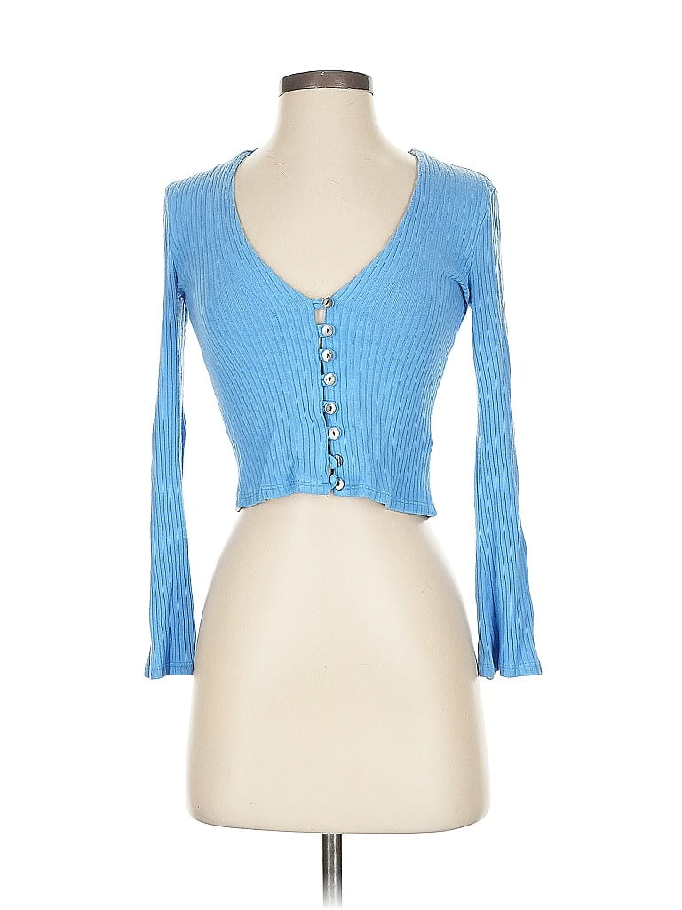 Reformation Blue Cardigan Size XS - 20% off | ThredUp