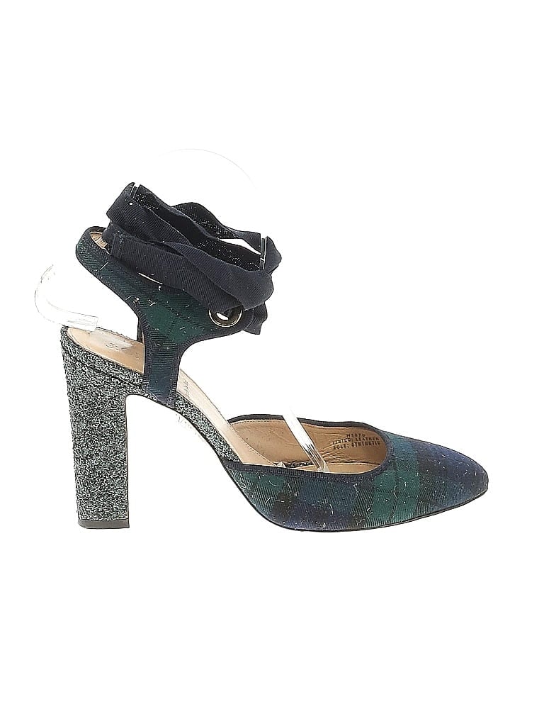 J.Crew Color Block Green Blue Heels Size 9 1/2 - 72% off | ThredUp