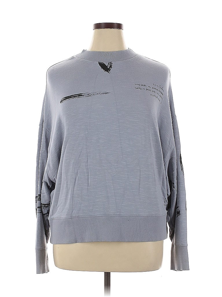 Fabletics Gray Pullover Sweater Size 1X - 51% off | ThredUp