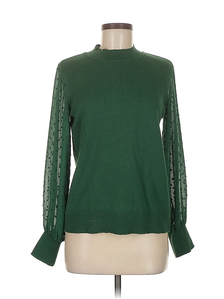CeCe Green Pullover Sweater Size M - 74% off | ThredUp