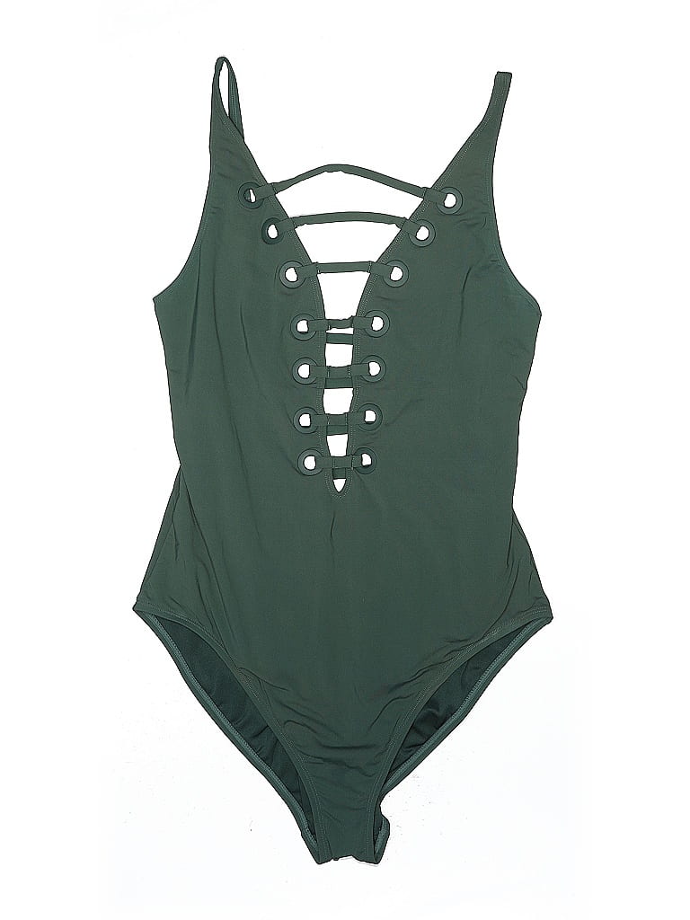 Bleu Rod Beattie Solid Green One Piece Swimsuit Size 12 - 66% off | ThredUp