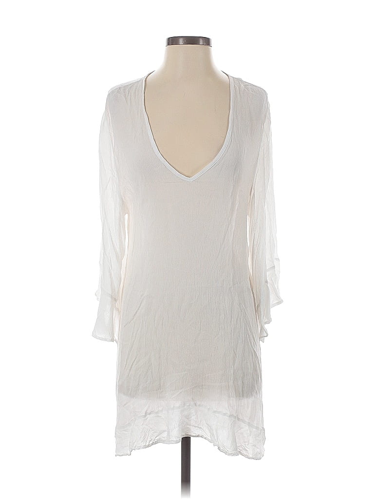 Anne Cole 100% Rayon Ivory White Swimsuit Cover Up Size XS - 44% off ...