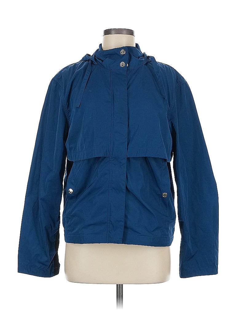 Aether 100% Polyester Solid Blue Teal Raincoat Size M - 76% off | ThredUp