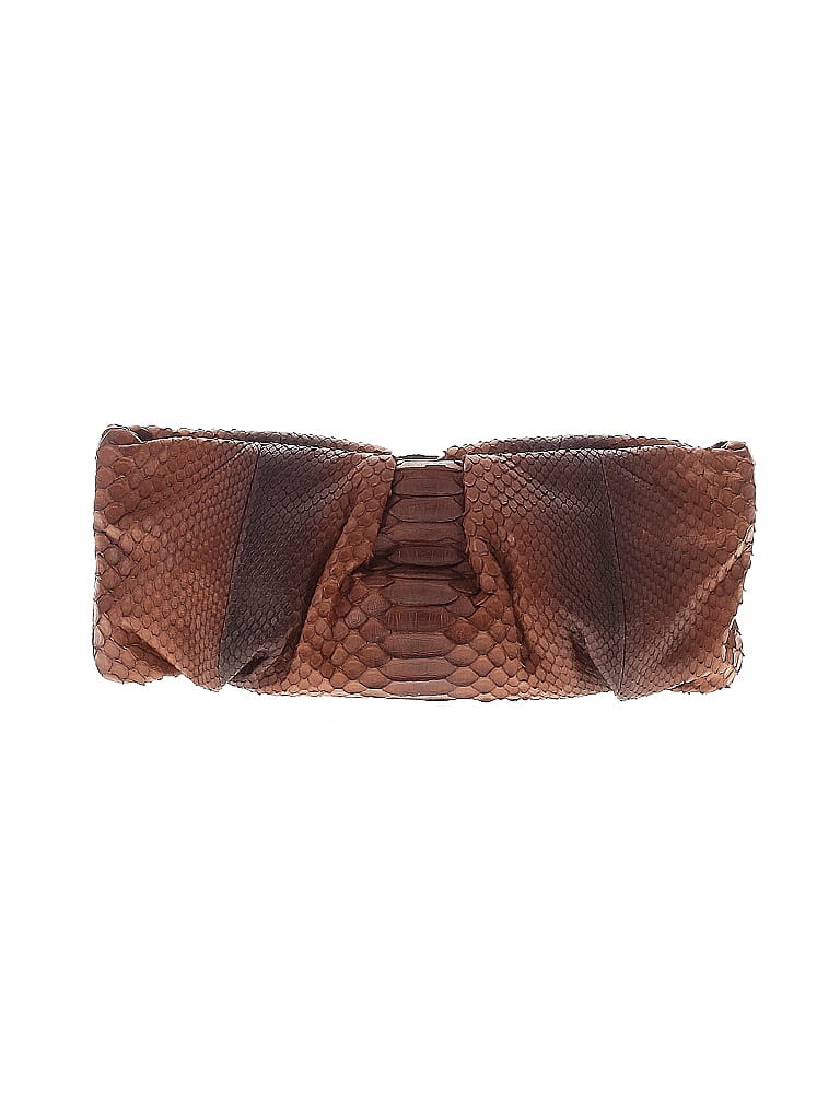 Jalda Brown Leather Clutch One size - 69% off | ThredUp