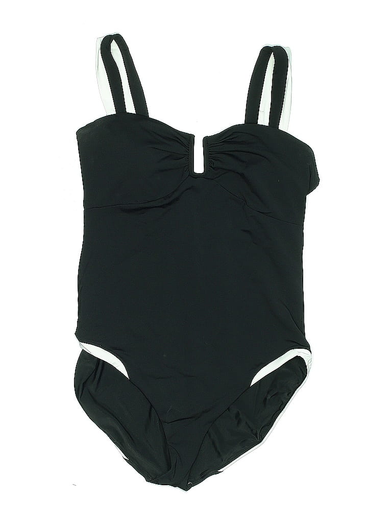 Calia by Carrie Underwood Solid Black One Piece Swimsuit Size 16 - 50% ...