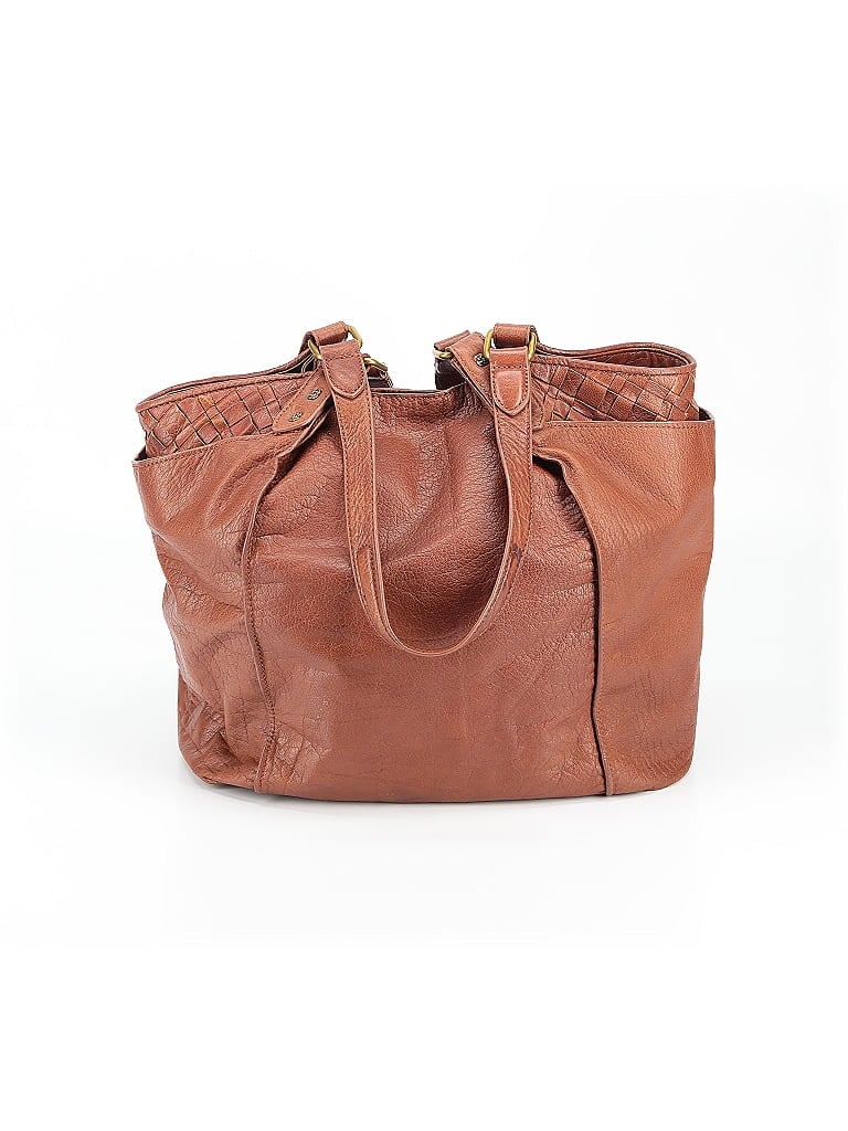 Elliott Lucca Brown Tan Leather Satchel One size - 46% off | ThredUp