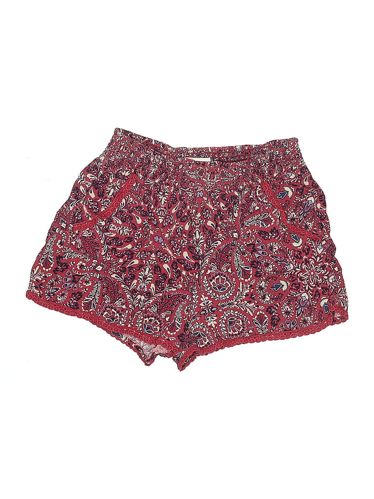 Knox Rose 100% Rayon Paisley Red Shorts Size M - 30% off | ThredUp