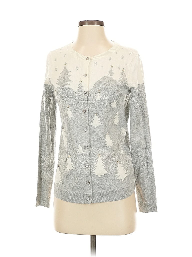 Talbots Silver Cardigan Size XS - 73% off | ThredUp