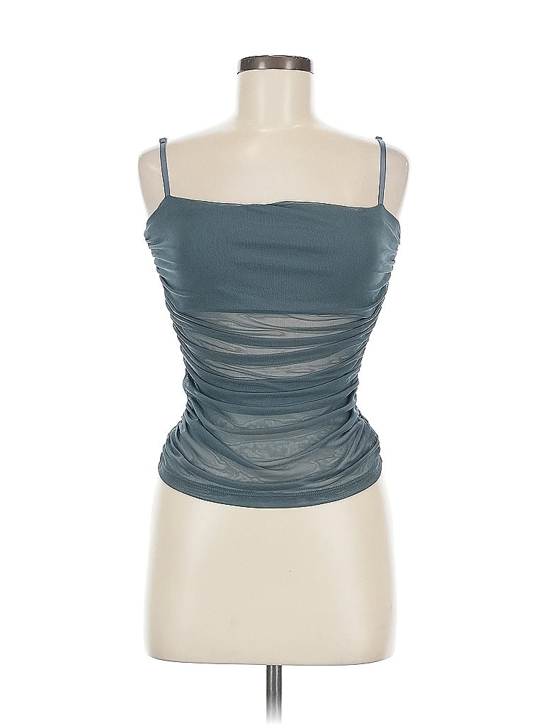 Open Edit Teal Sleeveless Top Size M - 50% off | ThredUp