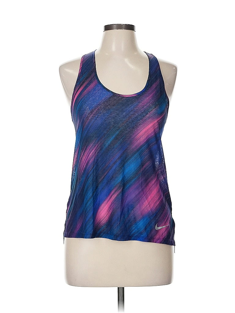 Nike 100% Polyester Purple Active Tank Size M - 43% off | ThredUp