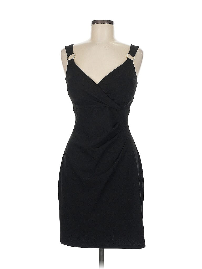 Guess Solid Black Cocktail Dress Size 6 - 80% off | ThredUp