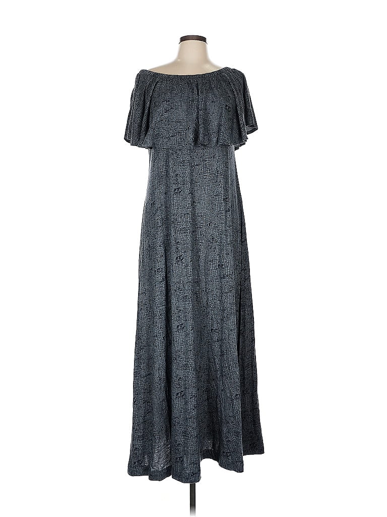 Soft Surroundings Gray Blue Casual Dress Size L - 19% off | ThredUp