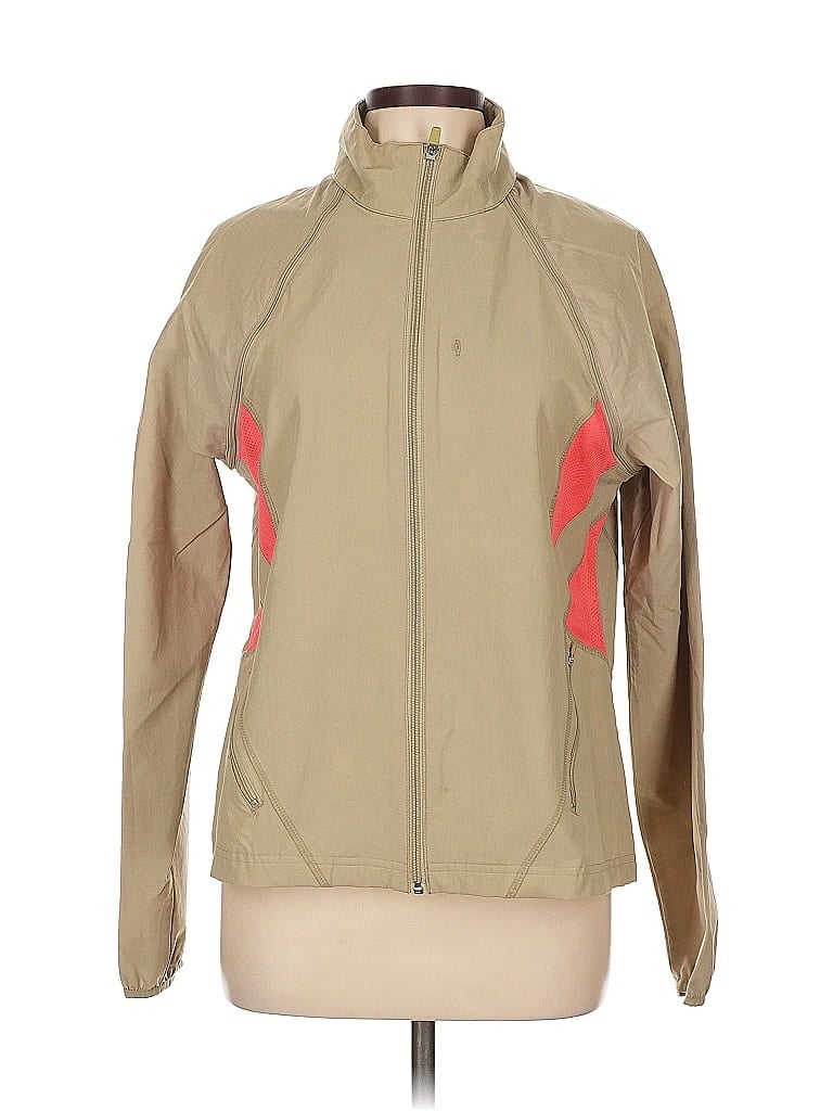 Danskin Now Tan Track Jacket Size L - 50% off | ThredUp