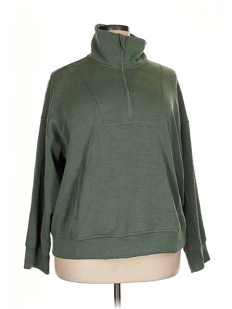 Rae Mode Green Turtleneck Sweater Size 3X - 56% off | ThredUp