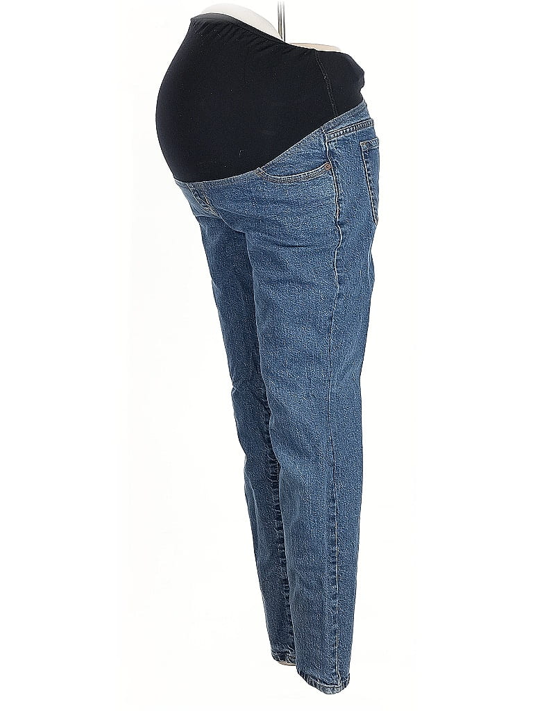 Ingrid + Isabel Solid Blue Jeans Size 4 - 70% off | ThredUp