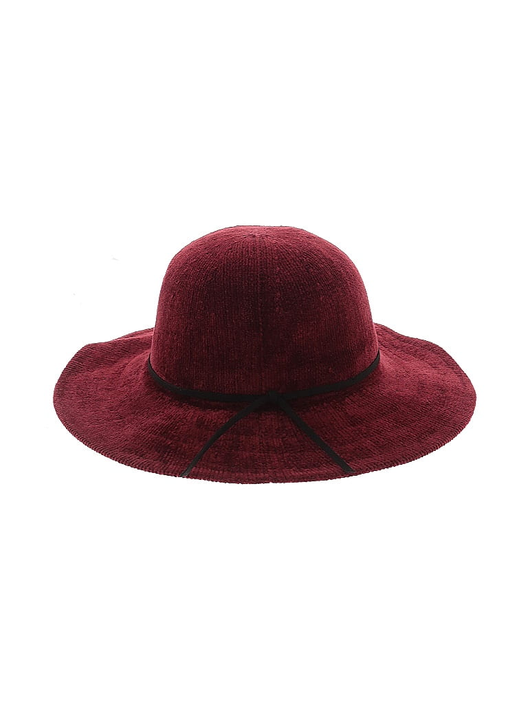 Marcus Adler 100% Polyester Burgundy Red Sun Hat One size - 54% off ...