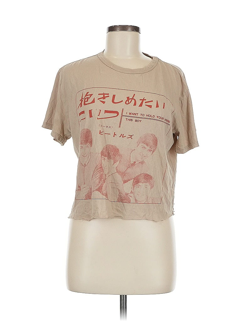 Trunk Ltd. Print Tan Short Sleeve T-Shirt Size M - 62% off | ThredUp