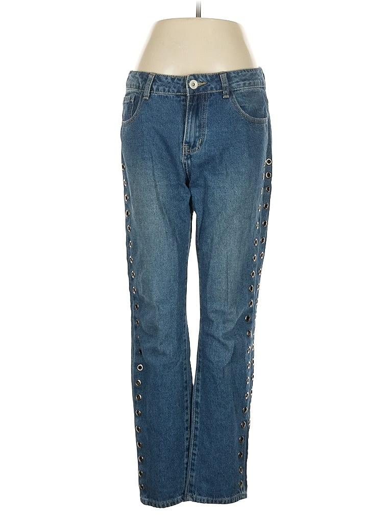Redial 100% Cotton Stars Blue Jeans Size M - 67% off | ThredUp