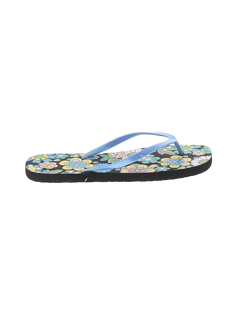 Unbranded Tropical Blue Flip Flops Size 10 - 40% off | ThredUp