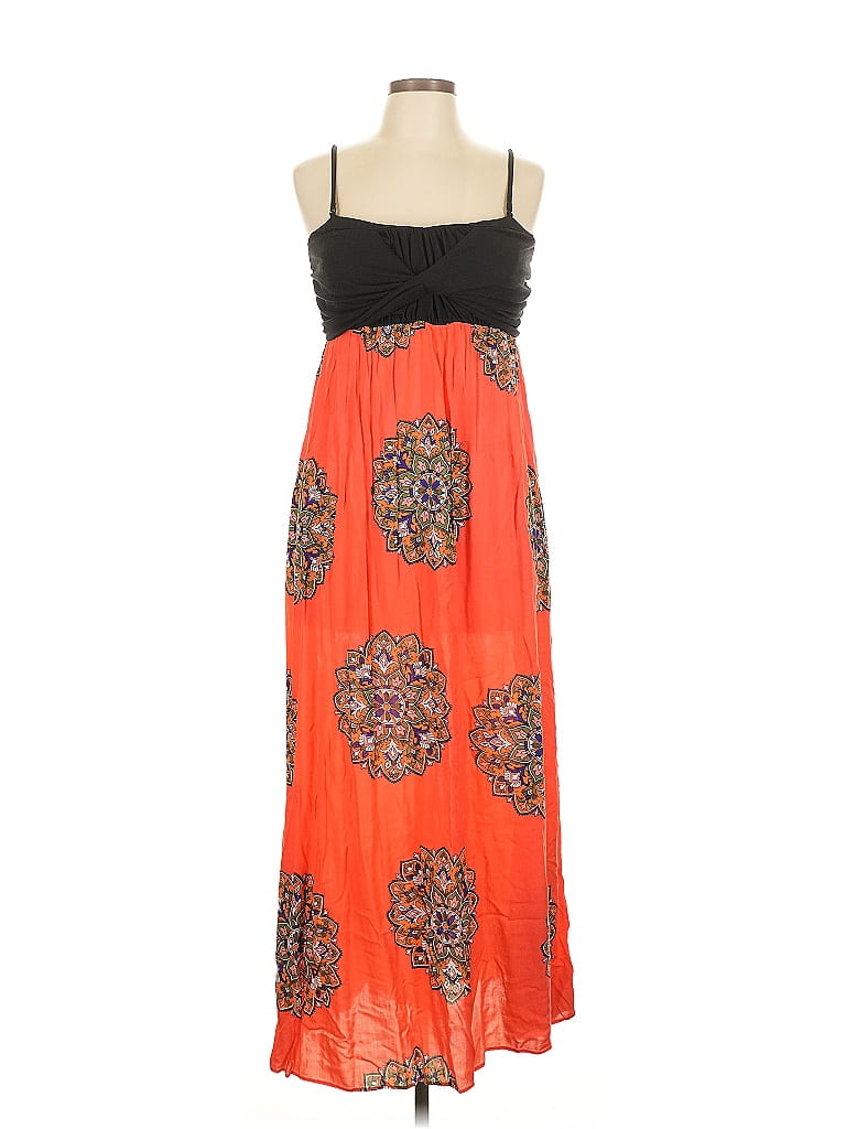 Lilka Orange Casual Dress Size L - 60% off | ThredUp