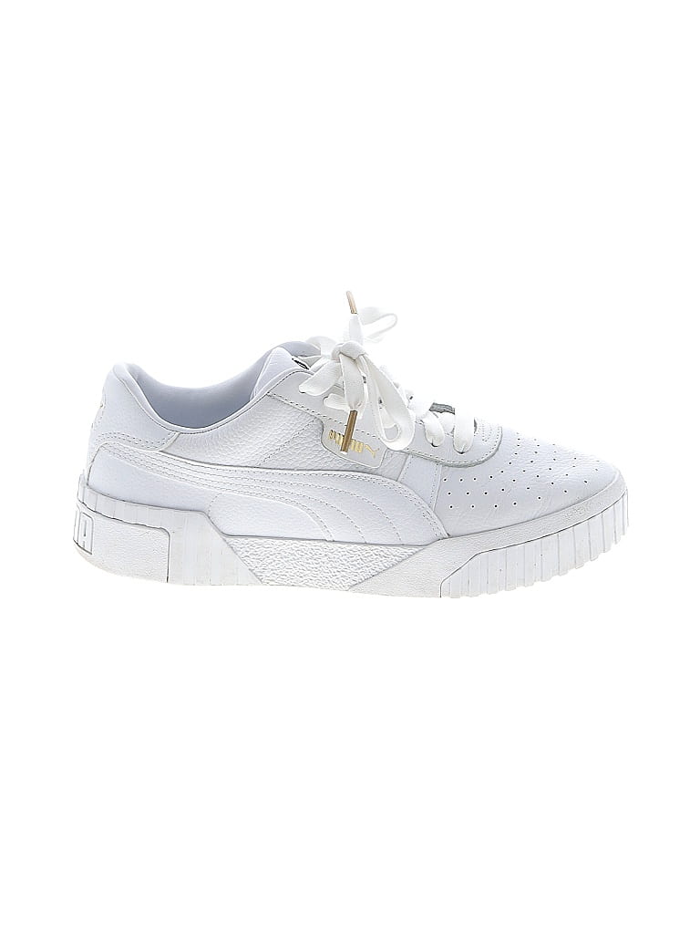 Puma White Sneakers Size 8 1/2 - 39% off | ThredUp