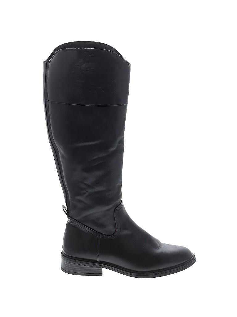 A New Day Black Boots Size 11 - 37% off | ThredUp