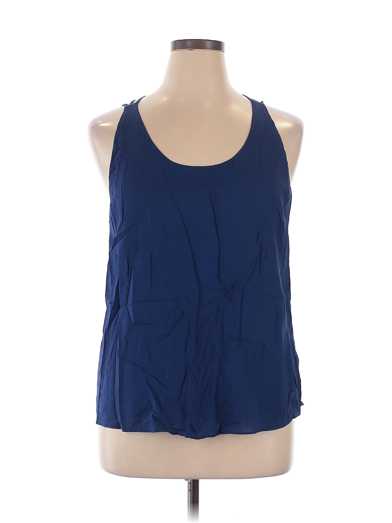 Metaphor Women Blue Sleeveless Blouse XL | eBay