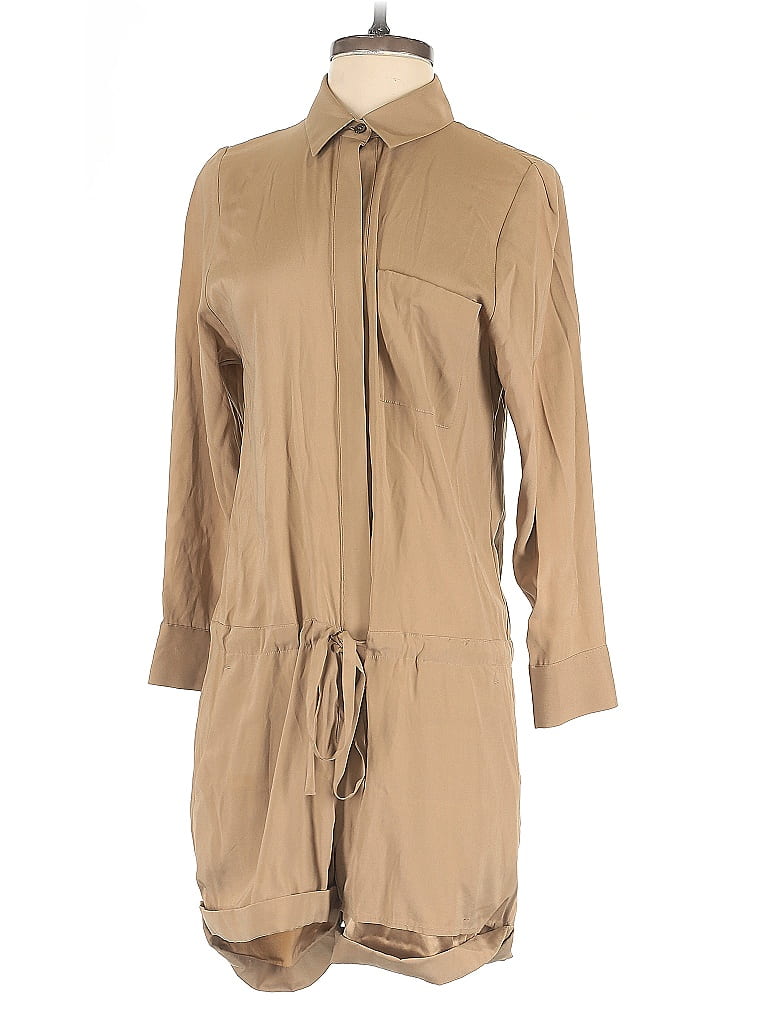 Theory Tan Romper Size 0 - 79% off | ThredUp