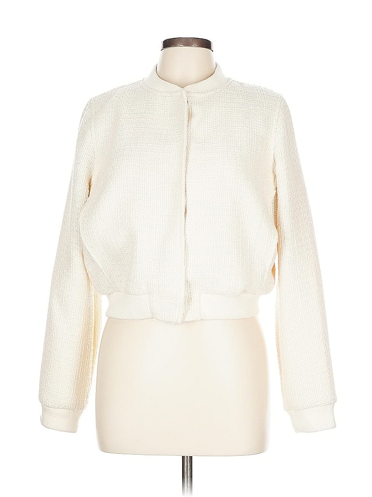 Jason Wu Ivory Jacket Size L - 79% off | ThredUp