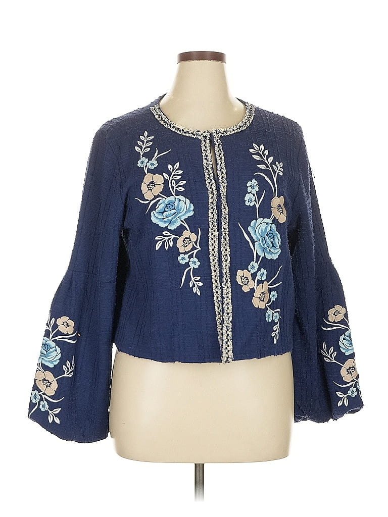 Cupio Blue Jacket Size XL - 68% off | ThredUp