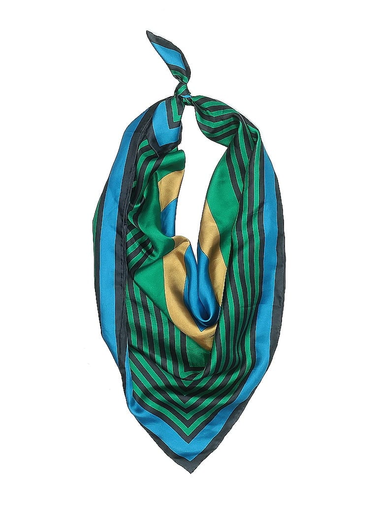 Ann Taylor 100% Silk Teal Green Silk Scarf One size - 57% off | ThredUp