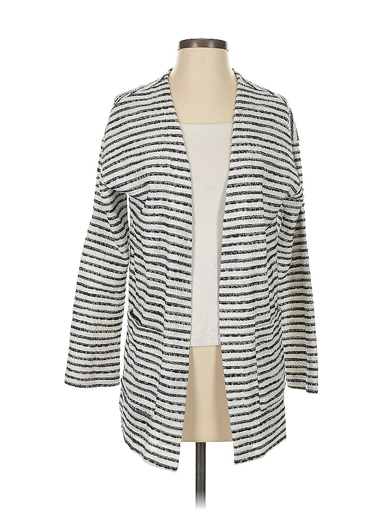 Sanctuary Stripes Ivory Blazer Size XS - 70% off | ThredUp