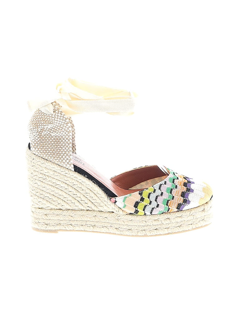 Castañer x Missoni Color Block Ivory Tan Wedges Size EU 38 - 31% off ...