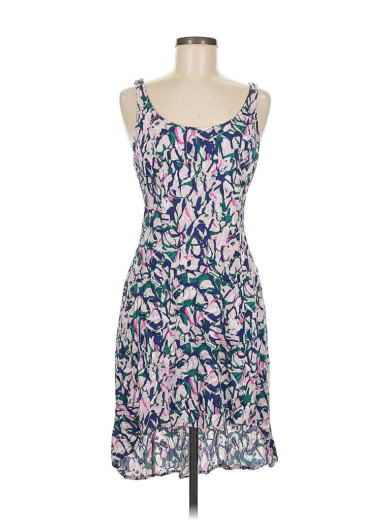 Willow & Clay 100% Rayon Print Blue Cocktail Dress Size M - 69% off ...