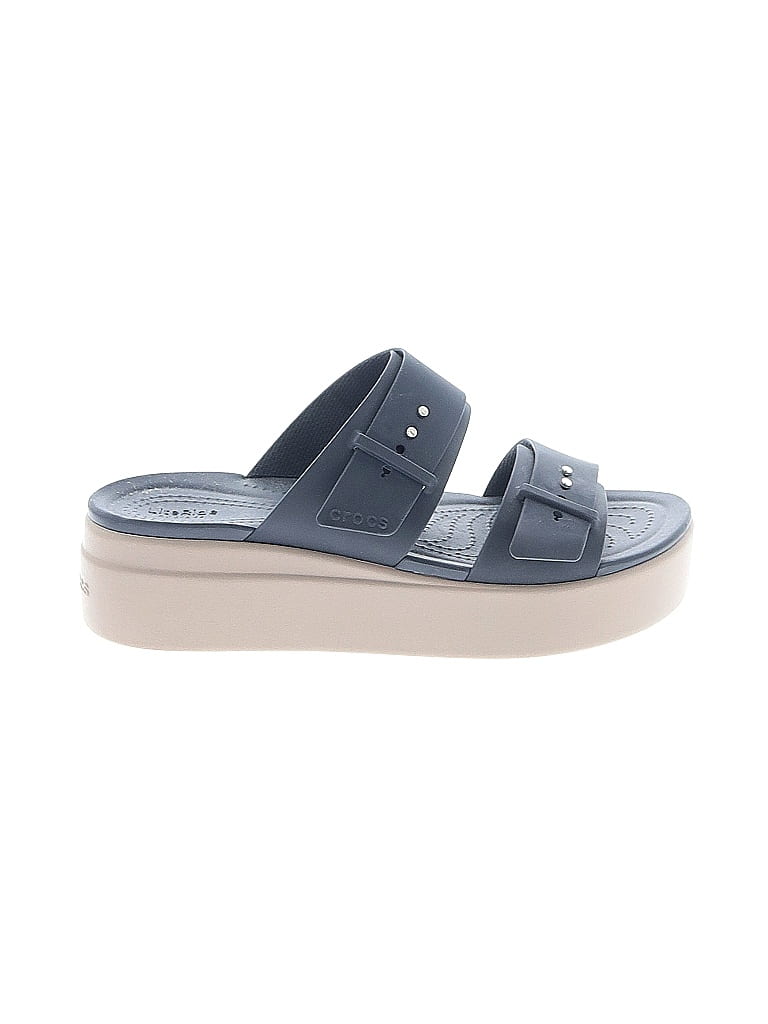 Crocs Blue Wedges Size 8 - 27% off | ThredUp