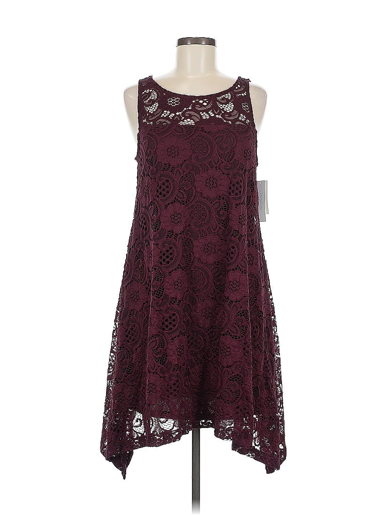 Signature by Robbie Bee Burgundy Cocktail Dress Size M (petite) - 62% ...