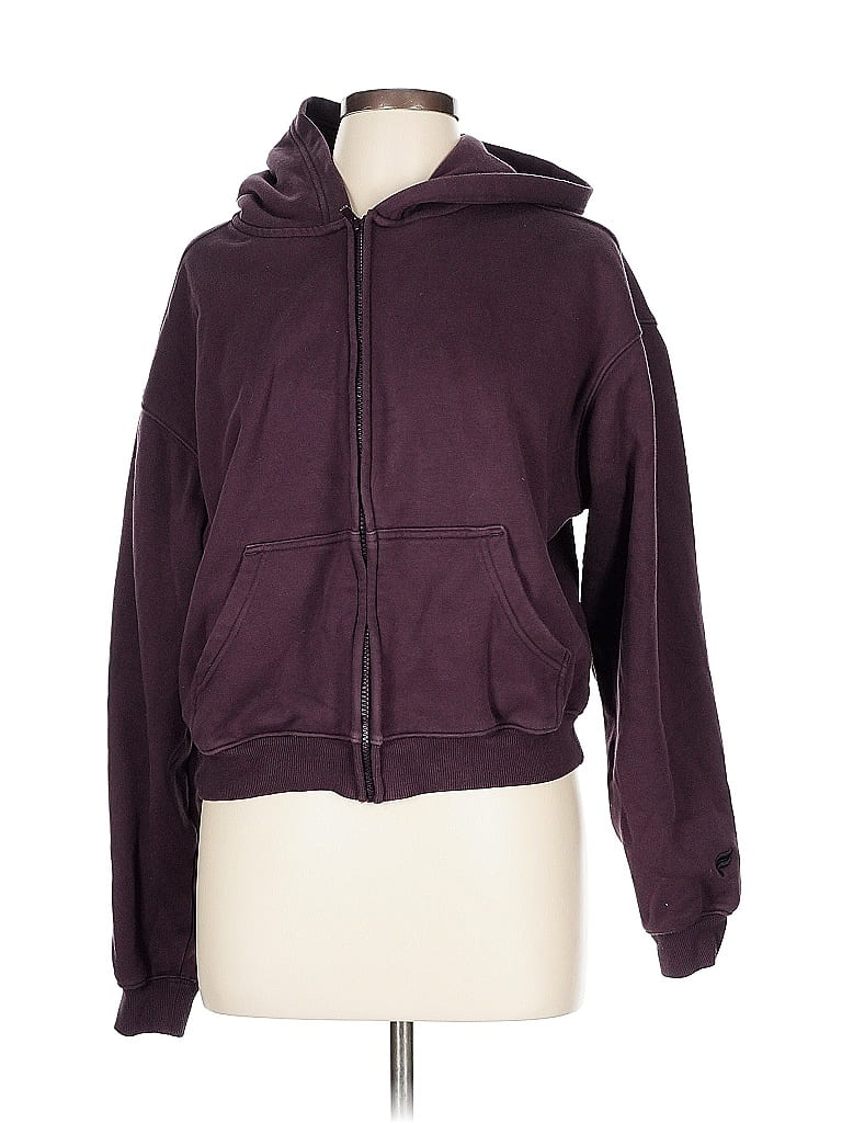 Fabletics Purple Zip Up Hoodie Size L - 64% off | ThredUp