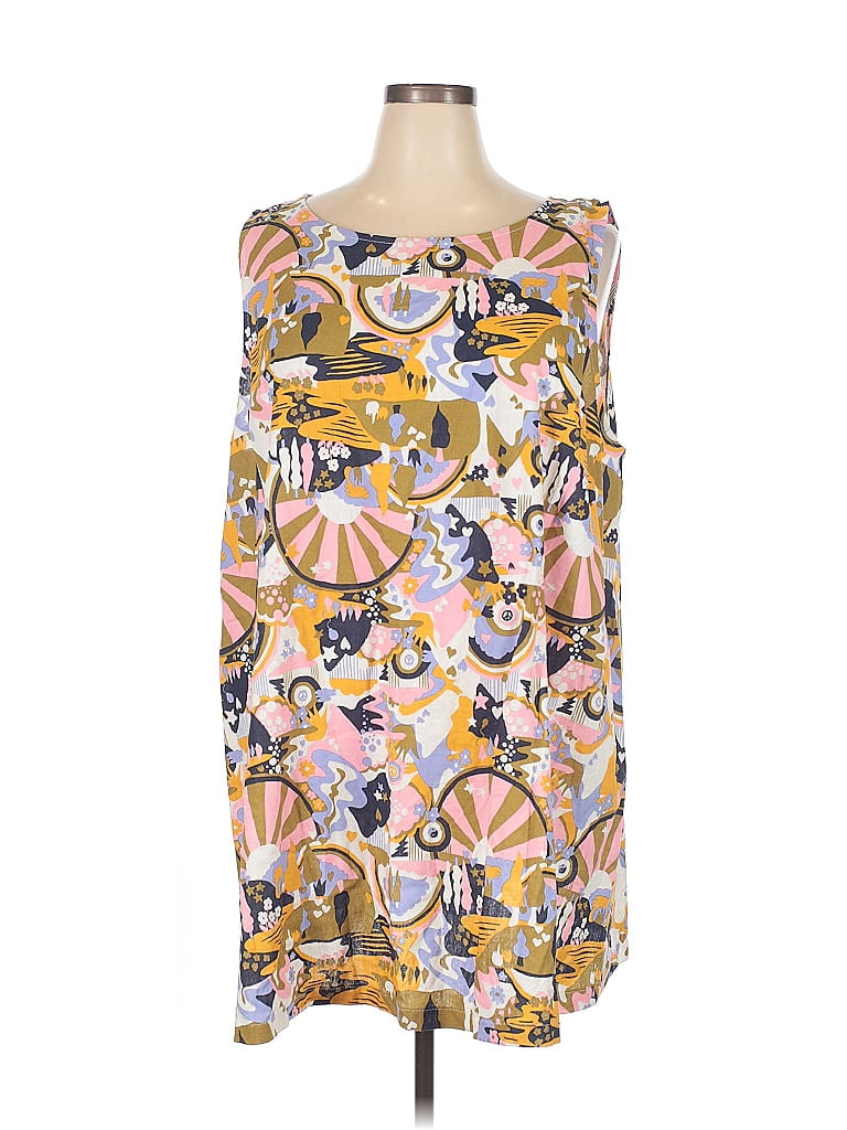 ModCloth Print Yellow Casual Dress Size 4X - 35% off | ThredUp