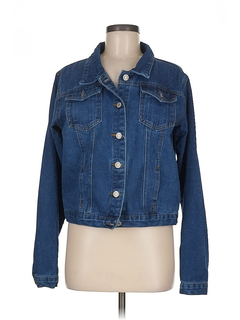 Shein Blue Denim Jacket Size 8 - 47% off | ThredUp
