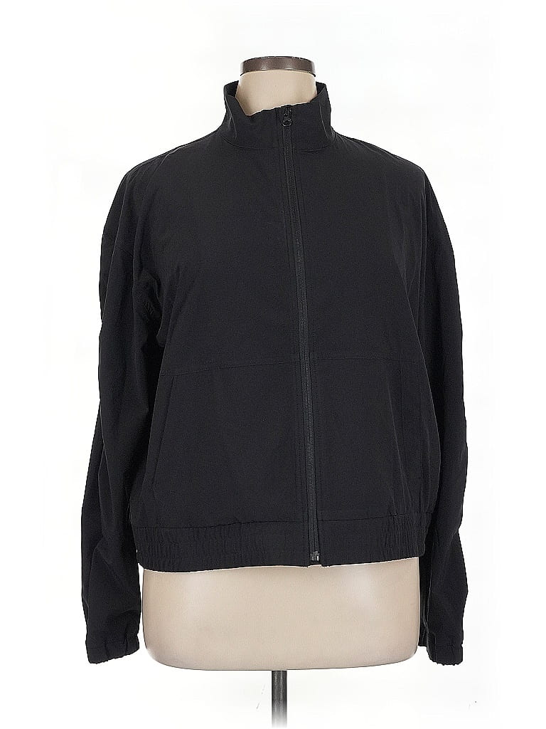 Soma Solid Black Track Jacket Size XL - 66% off | ThredUp