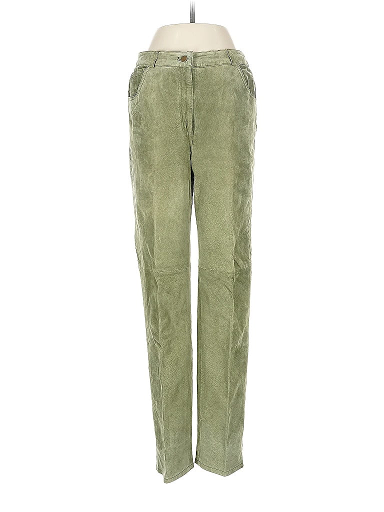 Metrostyle 100% Leather Green Leather Pants Size 6 - 69% off | ThredUp