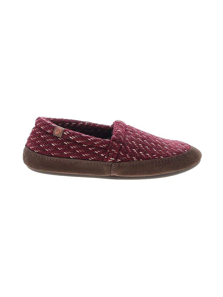 ACORN Burgundy Flats Size 8 - 62% off | ThredUp
