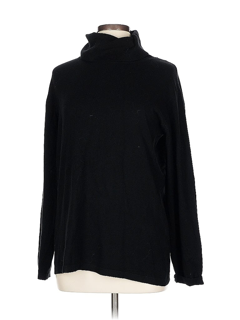 VIISHOW Black Turtleneck Sweater Size L - 46% off | ThredUp