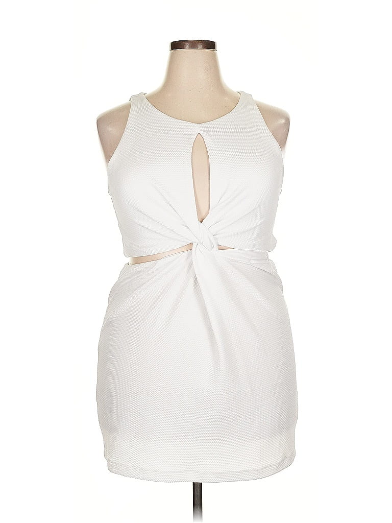 Wild Fable White Cocktail Dress Size XXL - 52% off | ThredUp