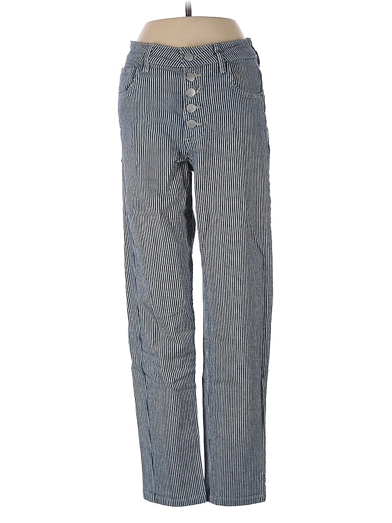 Cotton On Chevron-herringbone Blue Jeans Size 2 - 47% off | ThredUp